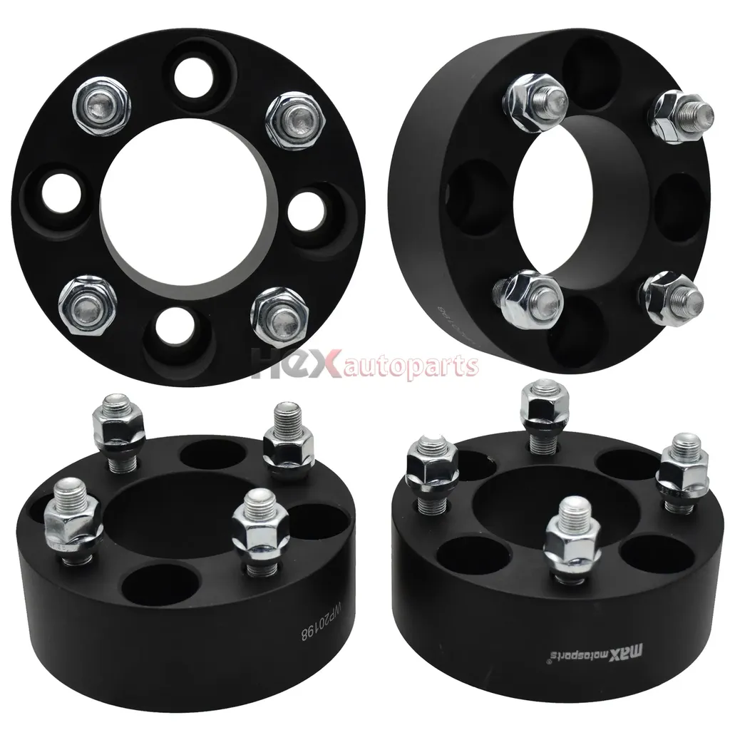 Best 4x4 Wheel Spacers 2 inch 68.5mm Hub Bore M12x1.25 Studs For Yamaha ...