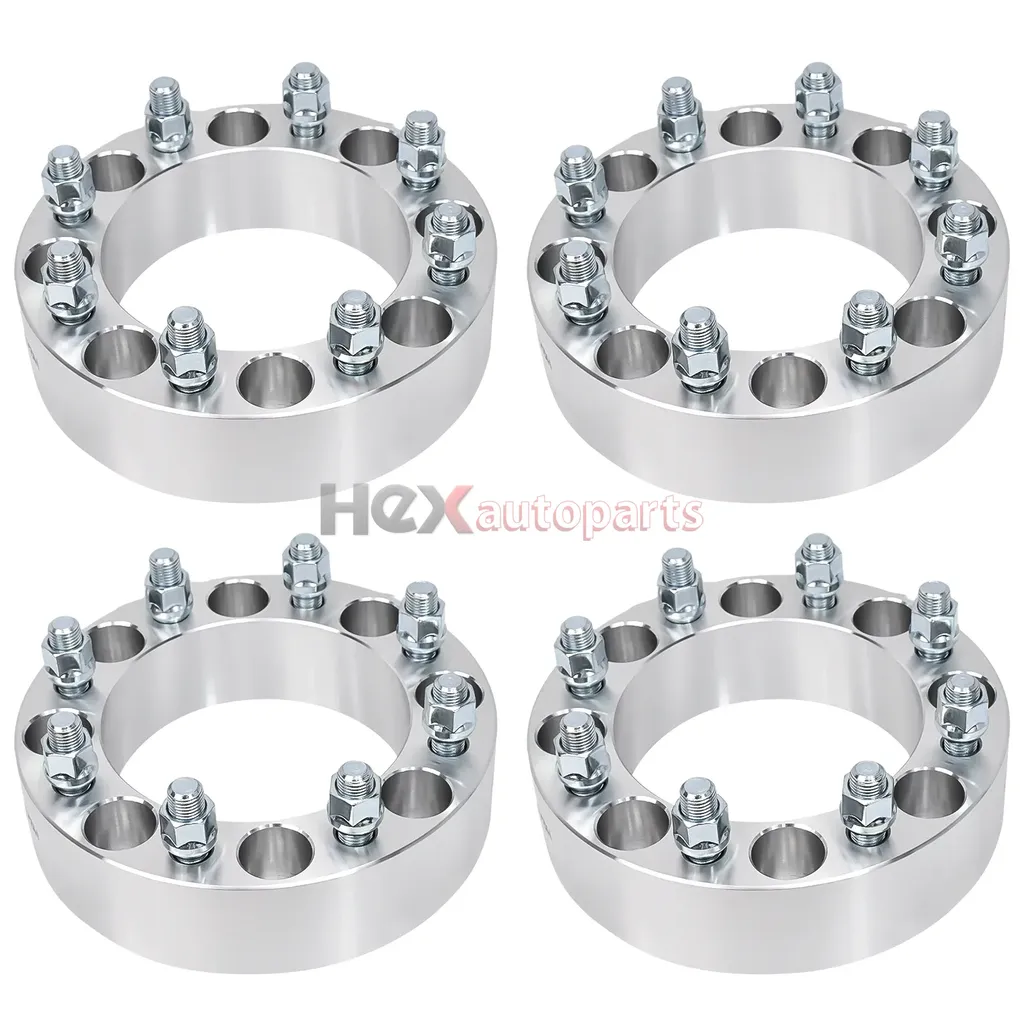 Best 2 inch 8x170 Wheel Spacers 14x2.0 Studs Heavy Duty For Ford F250 ...