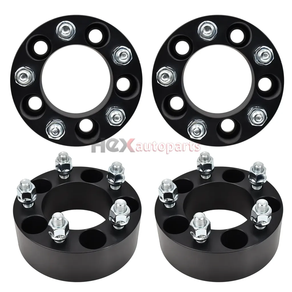 Best 4pcs 50mm (2") 5x4.5 to 5x4.5 Wheel Spacers For Ford Mustang Edge ...